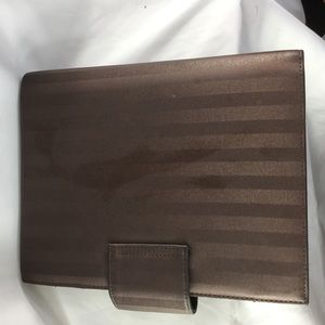 daytimer | Accessories | Daytimer Brown Striped 7 Ring Agenda Planner ...